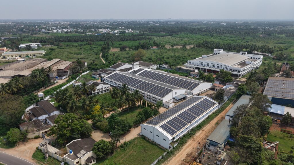Ennar Spinning Mills - 700 kW AC / 875 kW DC solar power