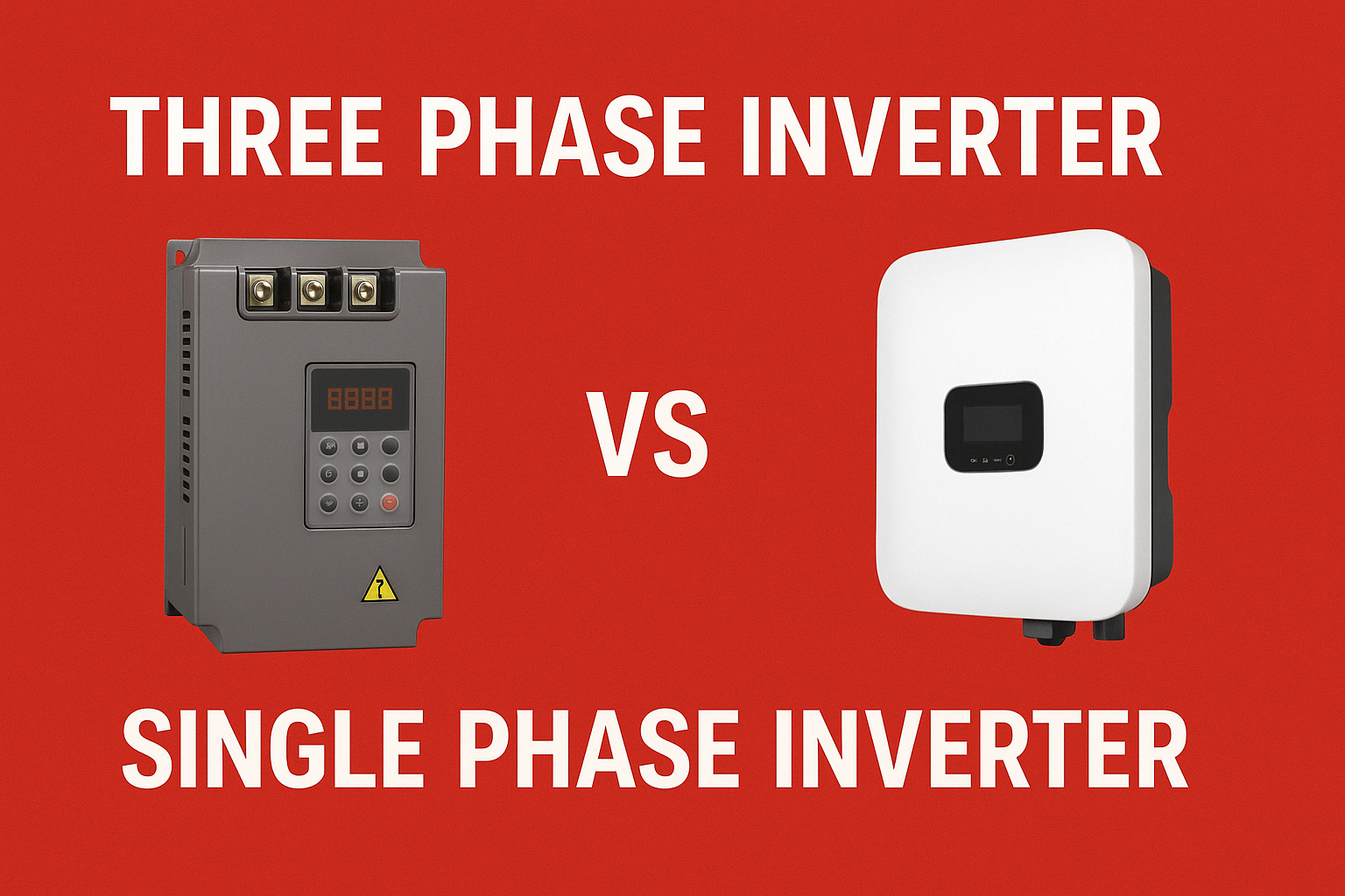 Single vs Three Phase Inverter : Key Differences & Functions